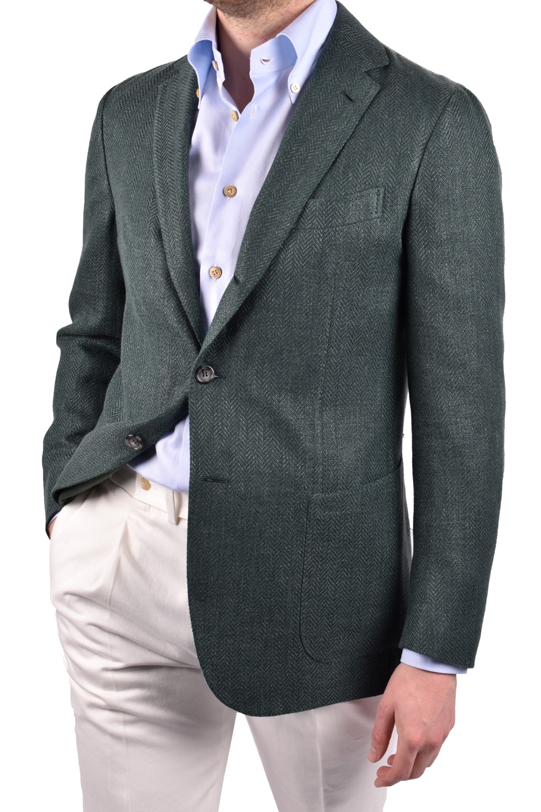 STILE LATINO linen wool silk blazer - Time for Moda